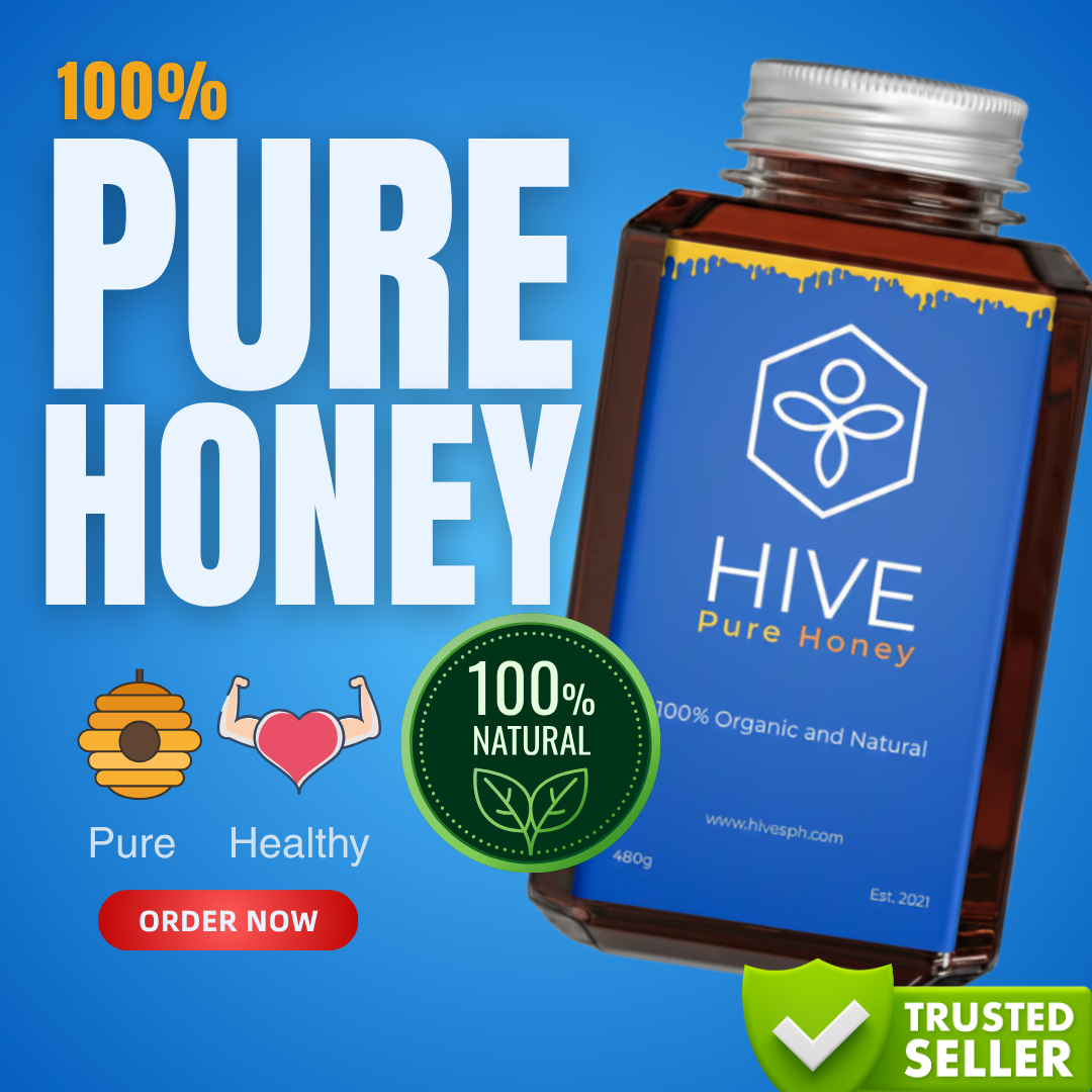 HIVE 100% Pure Organic Wild Honey -Raw Honeybee For Your Health - 480g ...