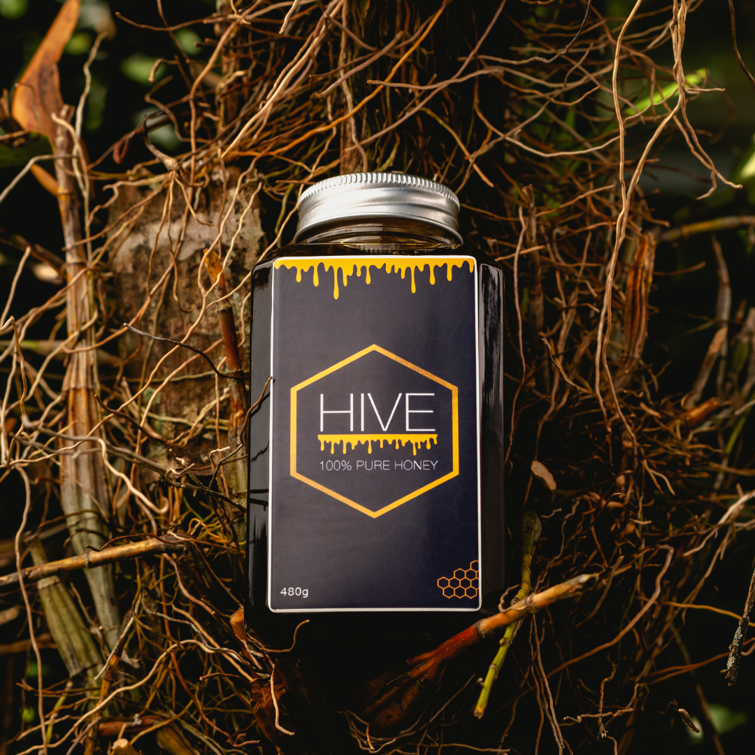 HIVE 100% Pure Organic Wild Honey -Raw Honeybee For Your Health - 480g ...
